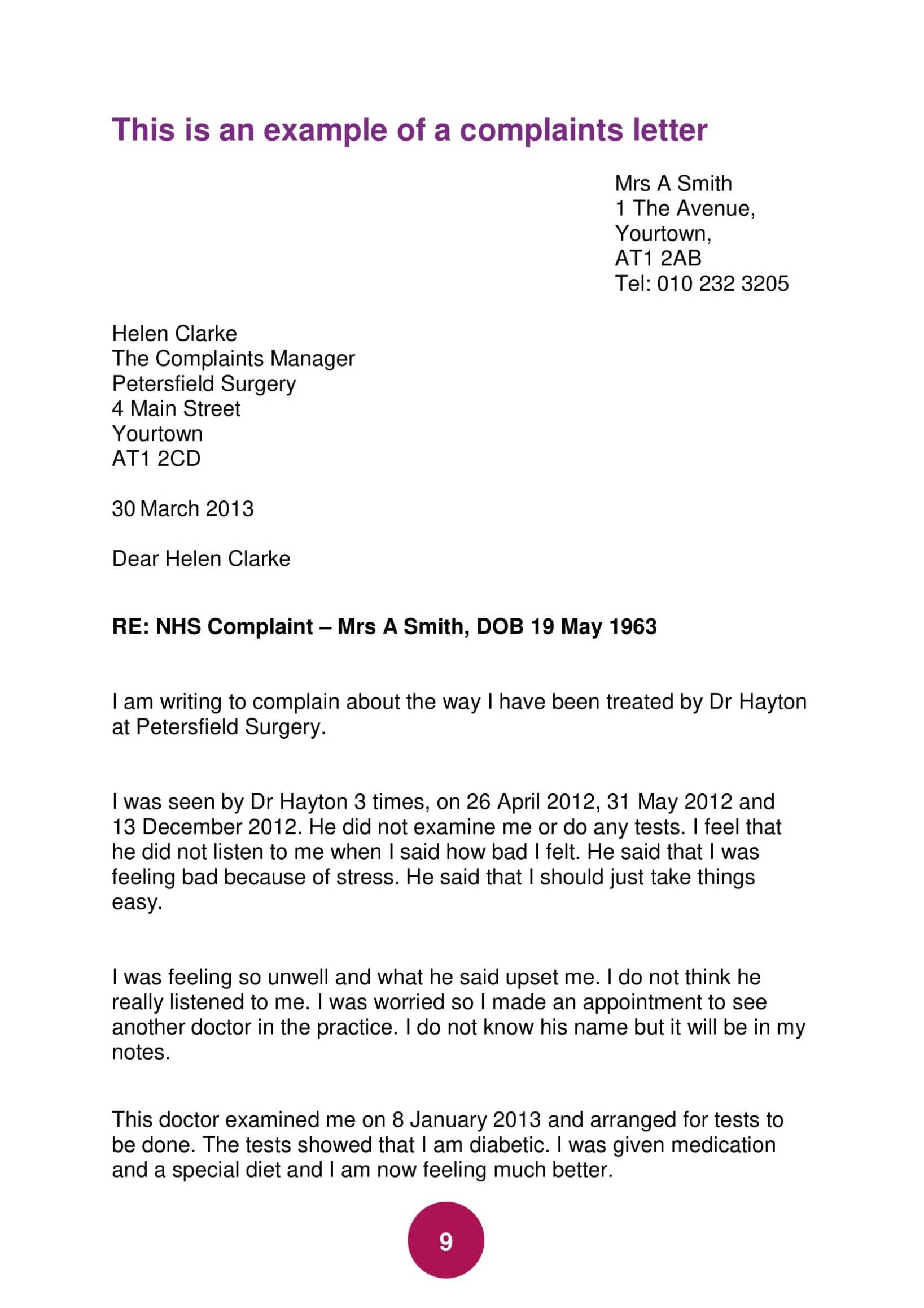 Formal Letter Of Complaint To Employer Template Midi box Formal Letter Of Complaint To Employer Template Midi box